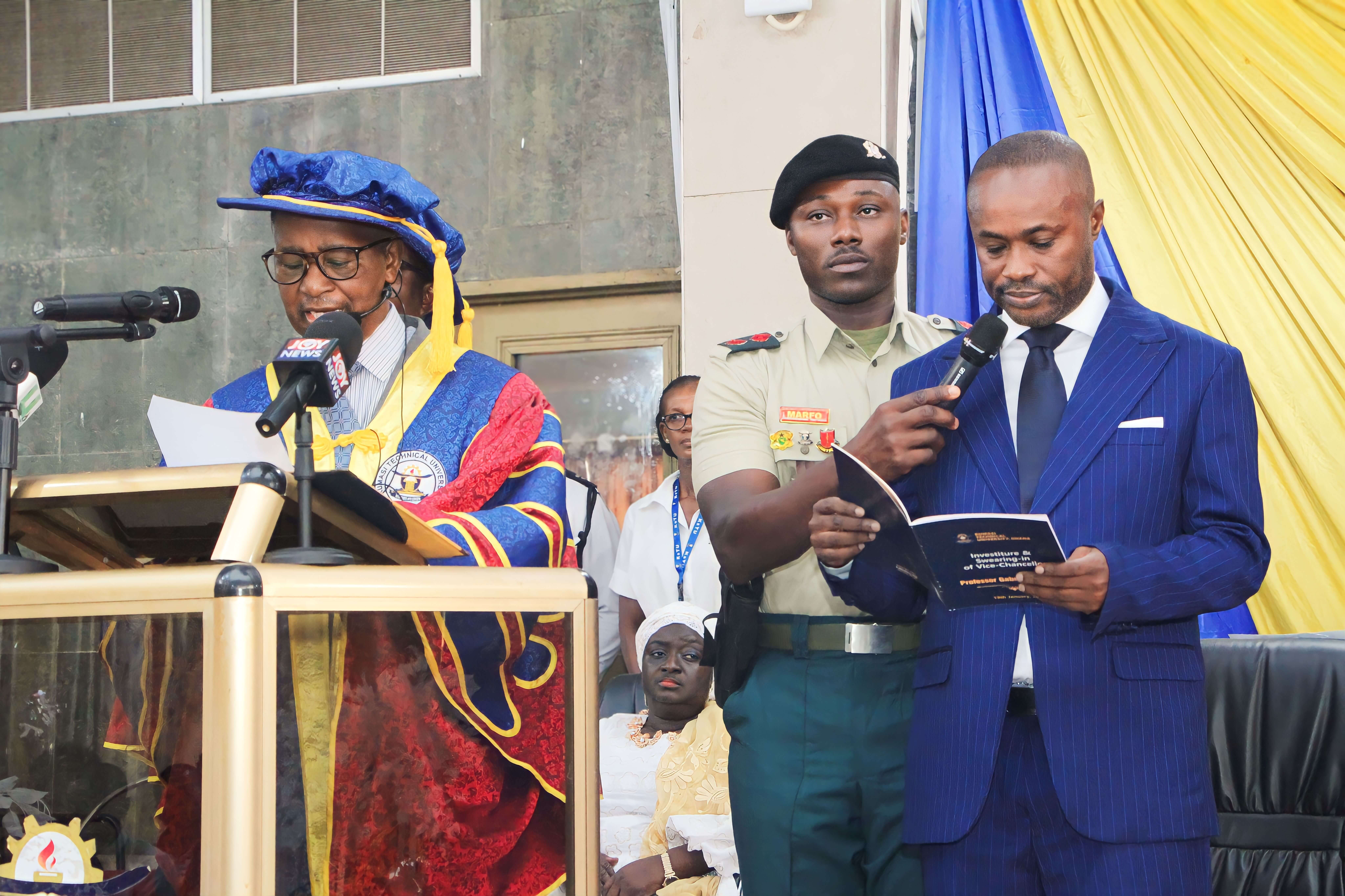 Prof. Gabriel Dwomoh Inducted as Vice-Chancellor of Kumasi Technical ...